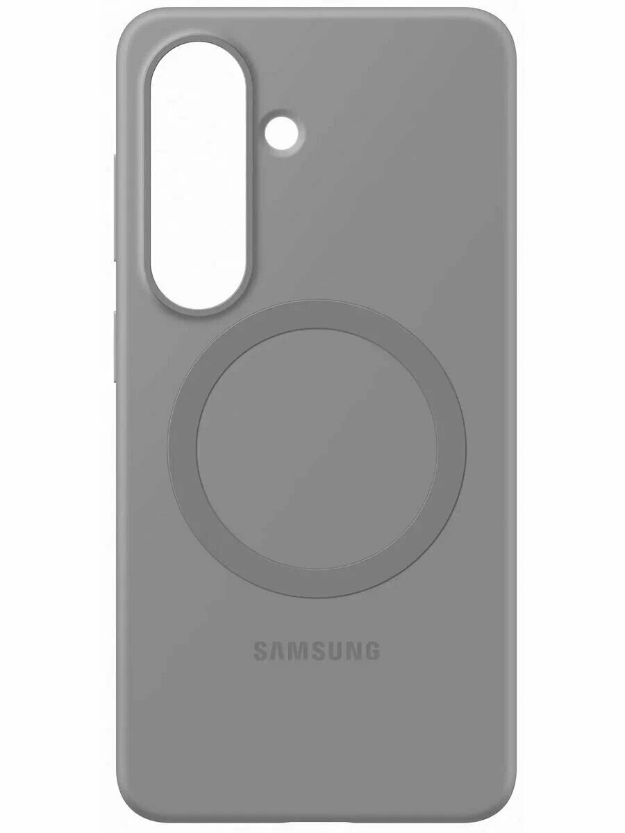 Чехол-накладка Samsung Silicone Magnet Case, для смартфона S26, серый, CAU