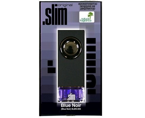 Освежитель (ароматизатор) на дефлектор жидкий SLIM Blue Noir (8мл) (20/80)