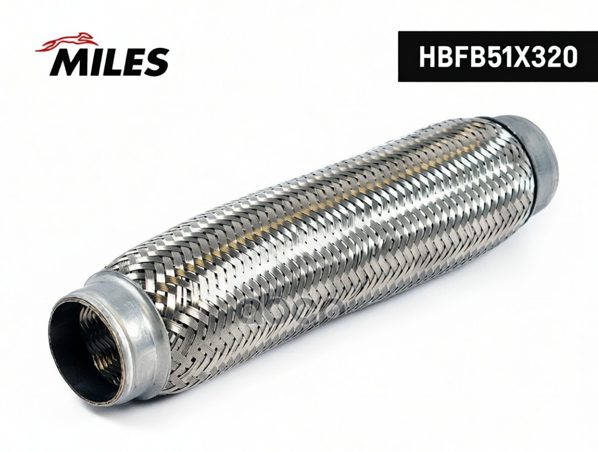 Труба гофрированная (гофра) внутренним плетением 51X320 HBFB51X320 Miles арт. HBFB51X320