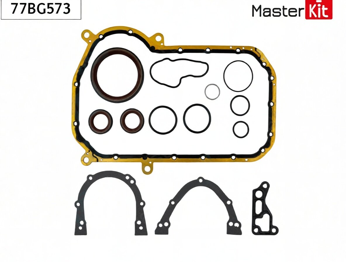 Комплект прокладок, блок-картер двигателя VW PASSAT (3B3) AFY 77BG573 MasterKit арт. 77BG573