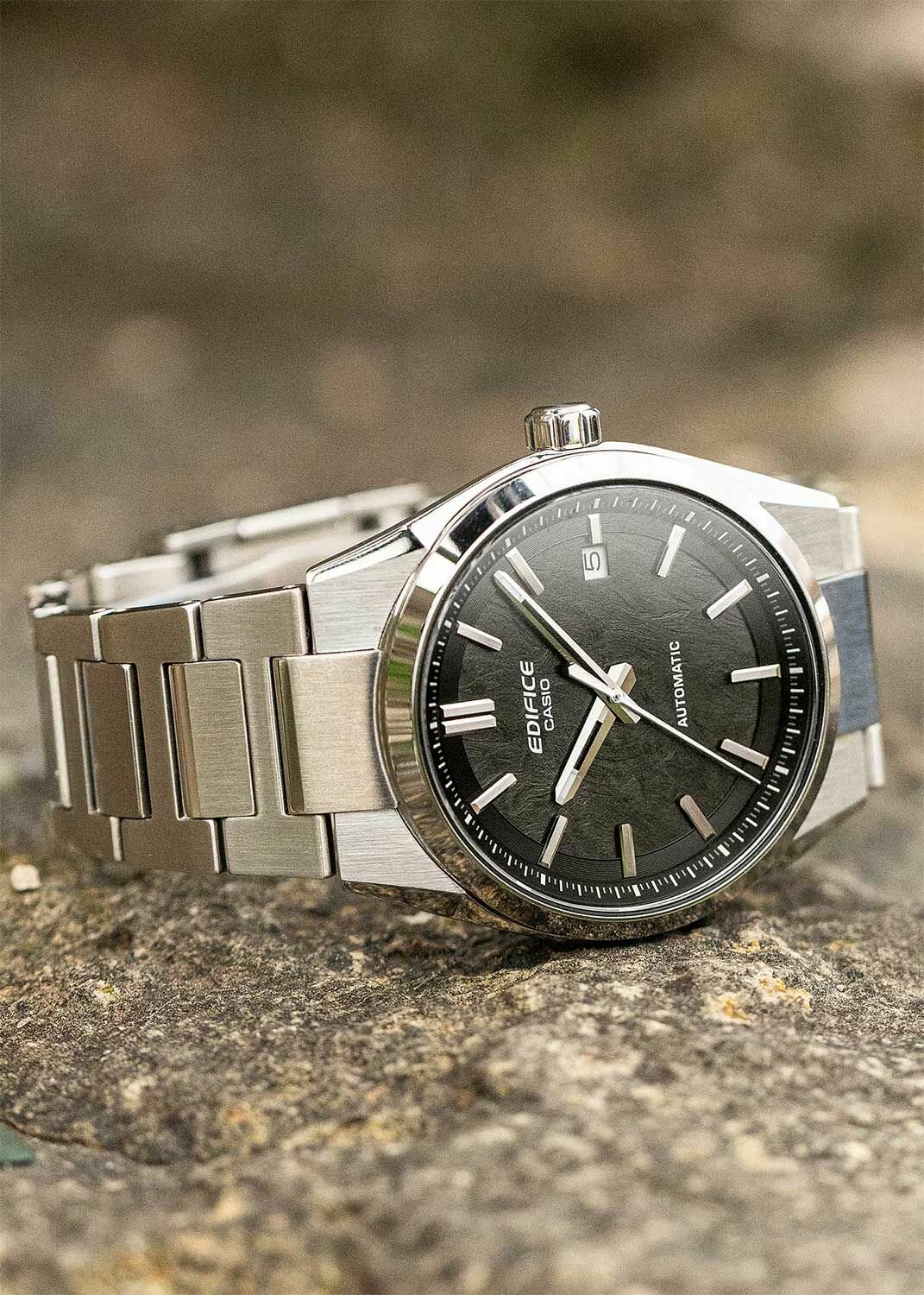 Наручные часы CASIO, серебряный, черный — фото 1
