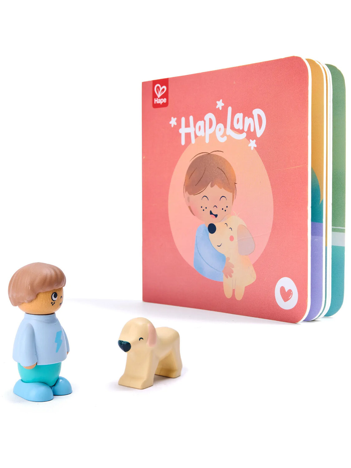 Игровой набор HAPE «Мальчик и собака» детская иллюстрированная книга Hape Land
