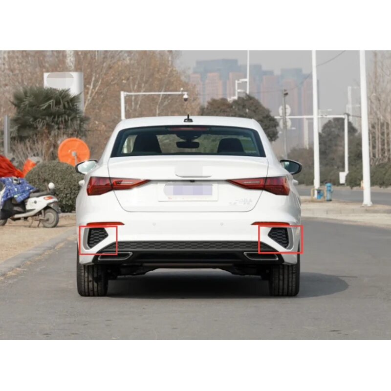 Декоративная решетка бампера Audi A3 Sline 2021-2022, Цвет: A pair