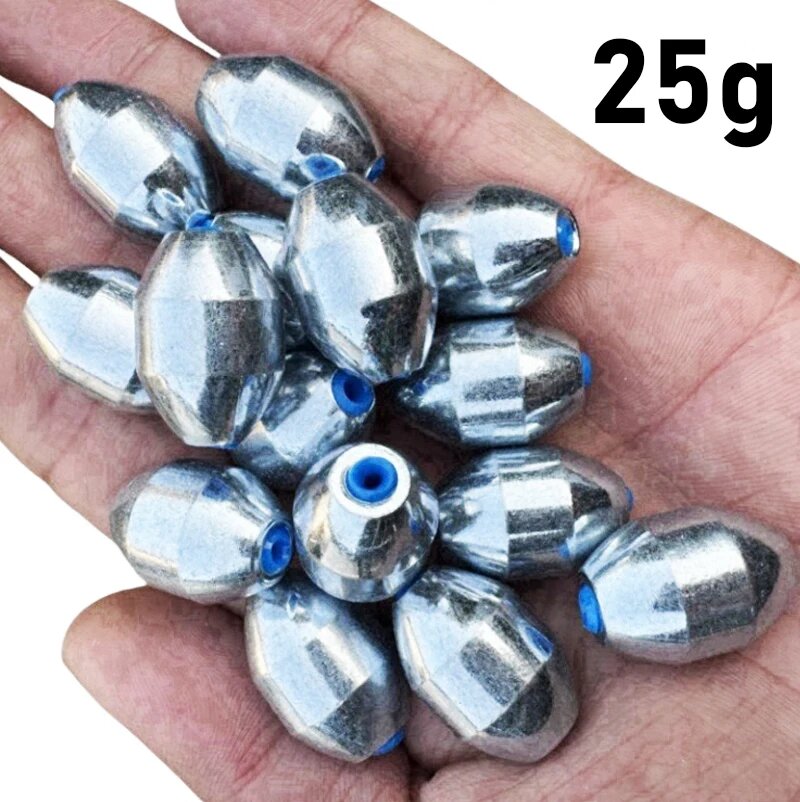 Грузила рыболовные 25г, Alloy, 10шт