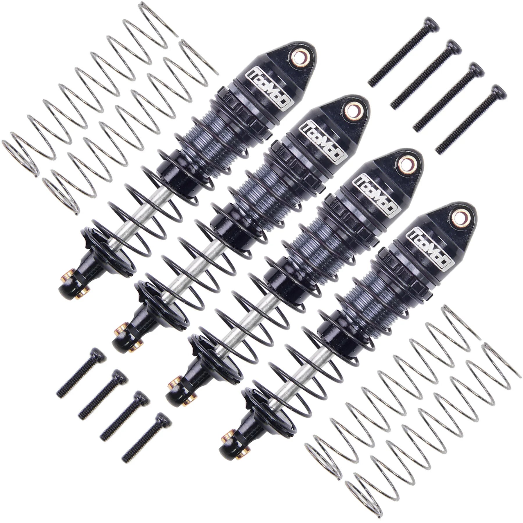 RC амортизаторы 1/24, 40mmGray, 4 шт.