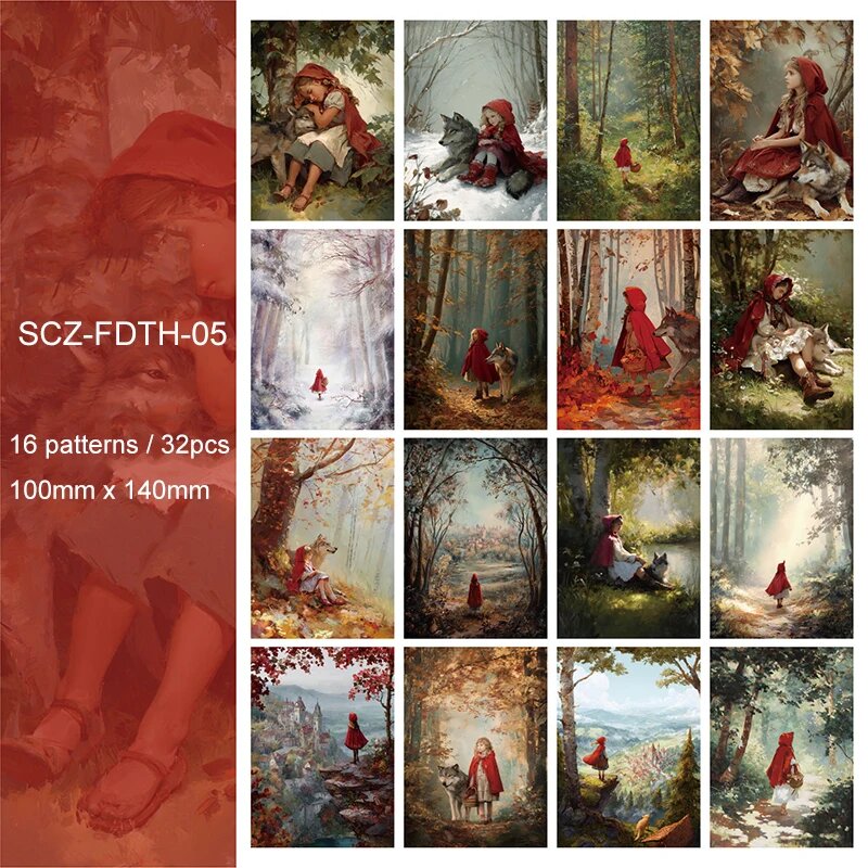 Блокнот Jianwu "Красная Шапочка", SCZ-FDTH-05