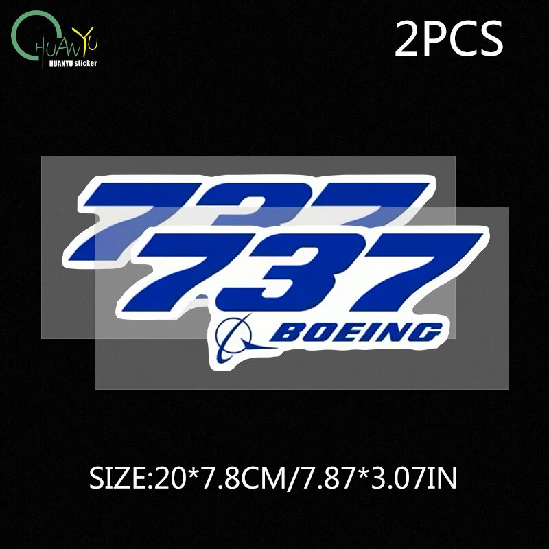 2шт. Наклейки Boeing 737, C683A2