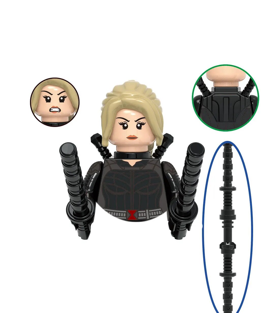 Мини-конструктор Black Widow, Черный, X1521