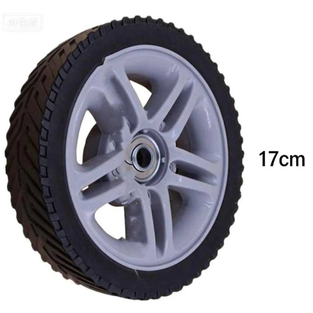 Комплект колес для газонокосилки черный 17см передние 20мм задние Front Wheel 17cm