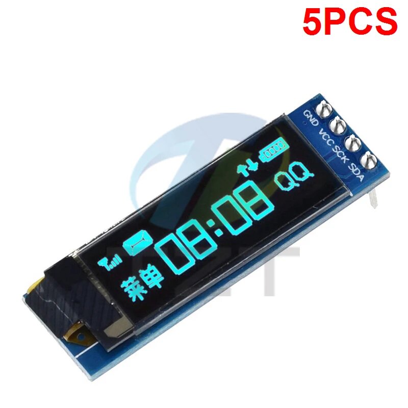 OLED модуль TZT 0,91", белый/синий, 128x32, для Arduino