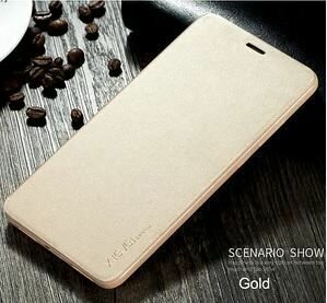 Чехол-книжка X-LEVEL, бизнес серии FIBCOLOR для Samsung Galaxy S7, золотой