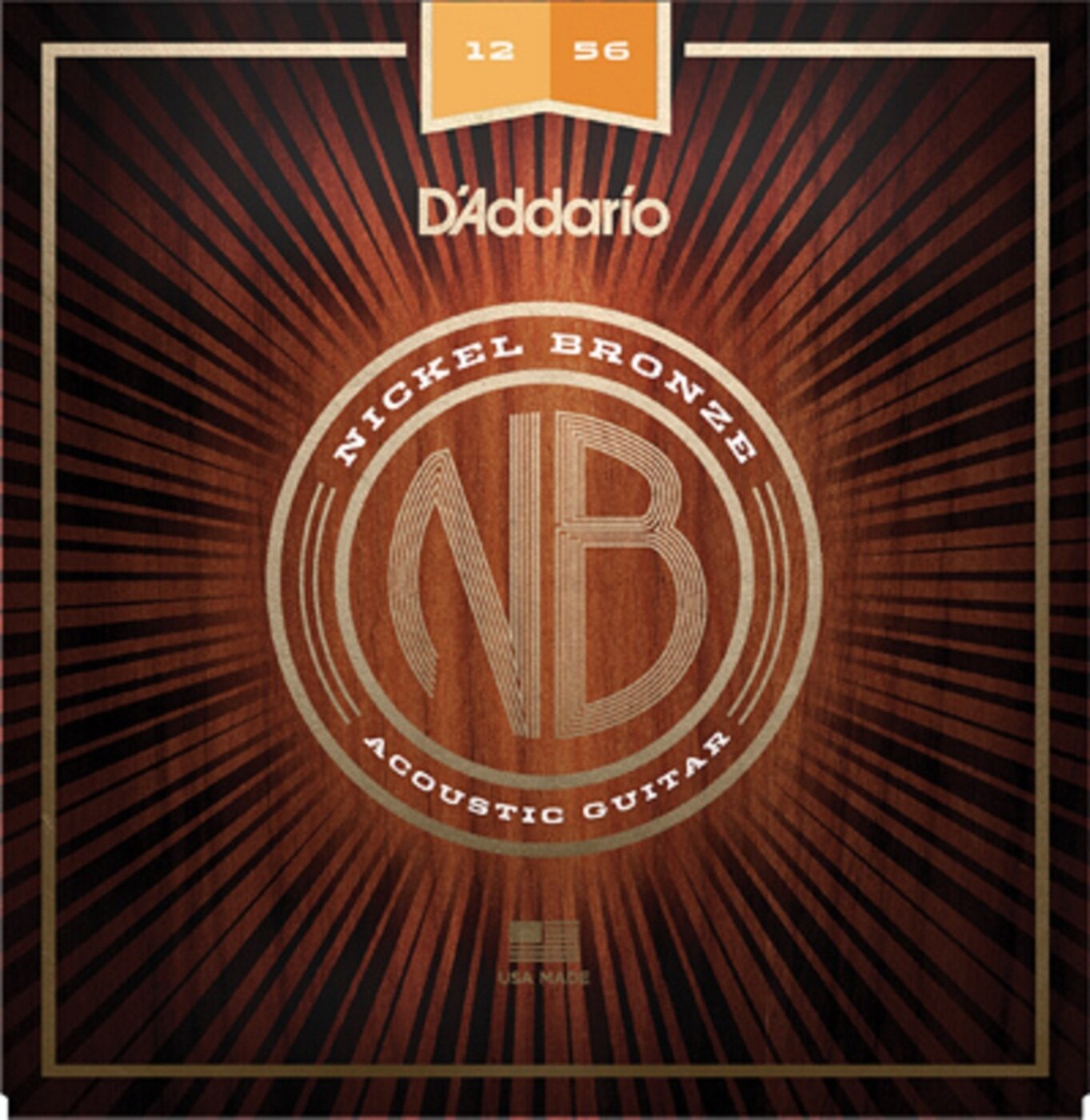 Комплект струн для акустической гитары D'Addario NB1256