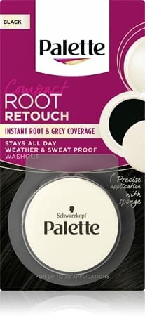 Краска для волос Schwarzkopf Palette Compact Root Retouch, черный, 3 г
