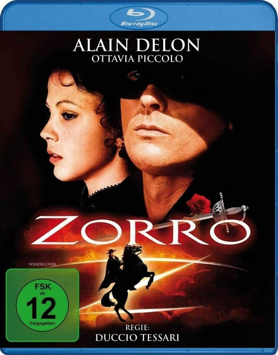 Зорро (1975) Blu-ray (блю-рей) ален делон