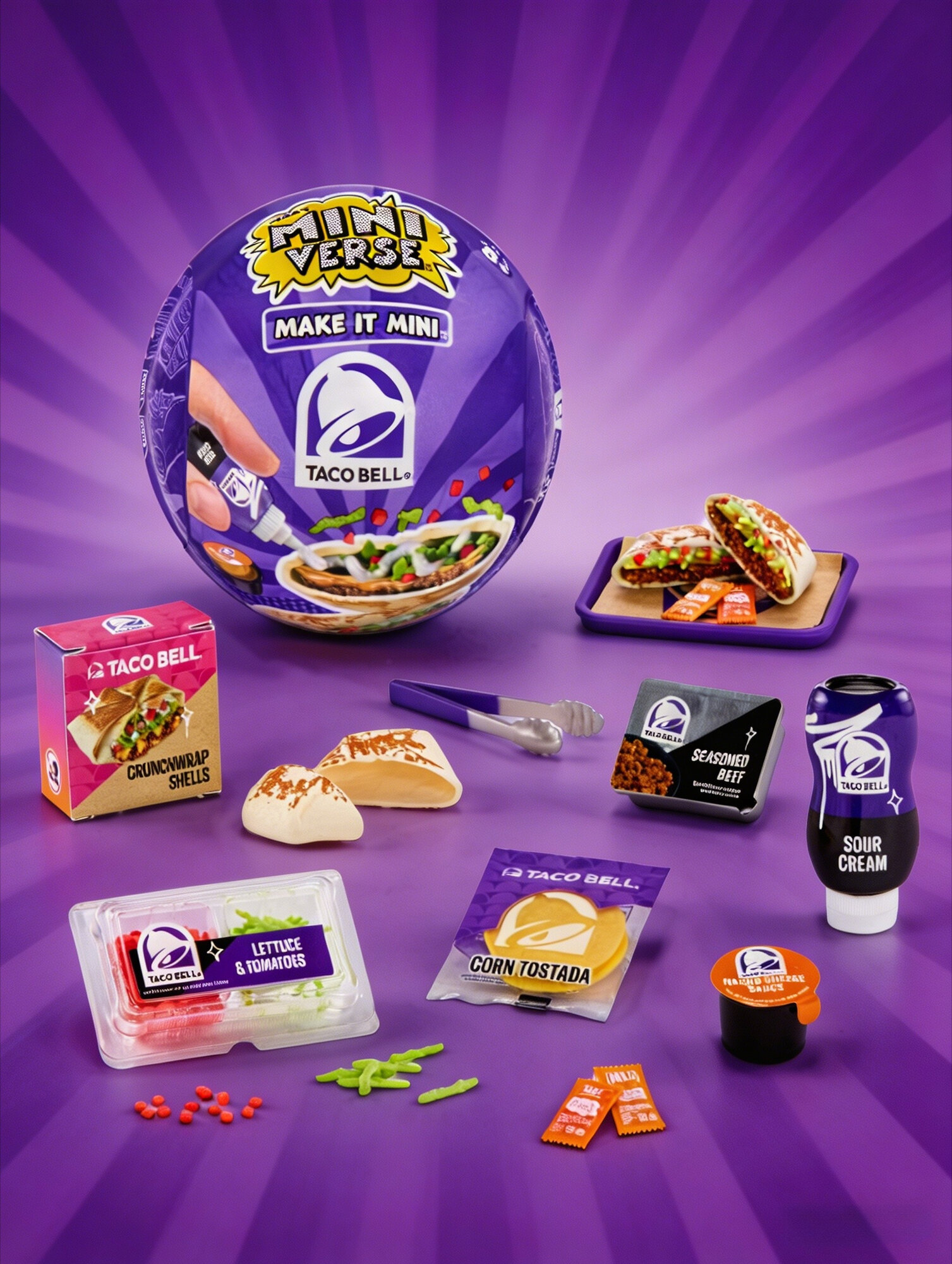 MINI VERSE TACO BELL Мини-игрушки для самостоятельного изготовления