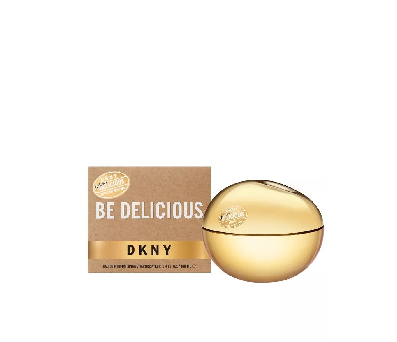 DKNY Be Delicious Golden 100 мл парфюмерная вода женская, цветочные, древесные, мускусные