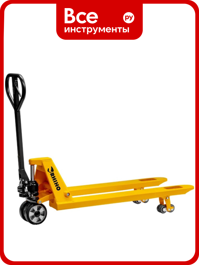 Гидравлическая тележка RHIHO с резиновыми колесами 2500 RDP 2.5RDP