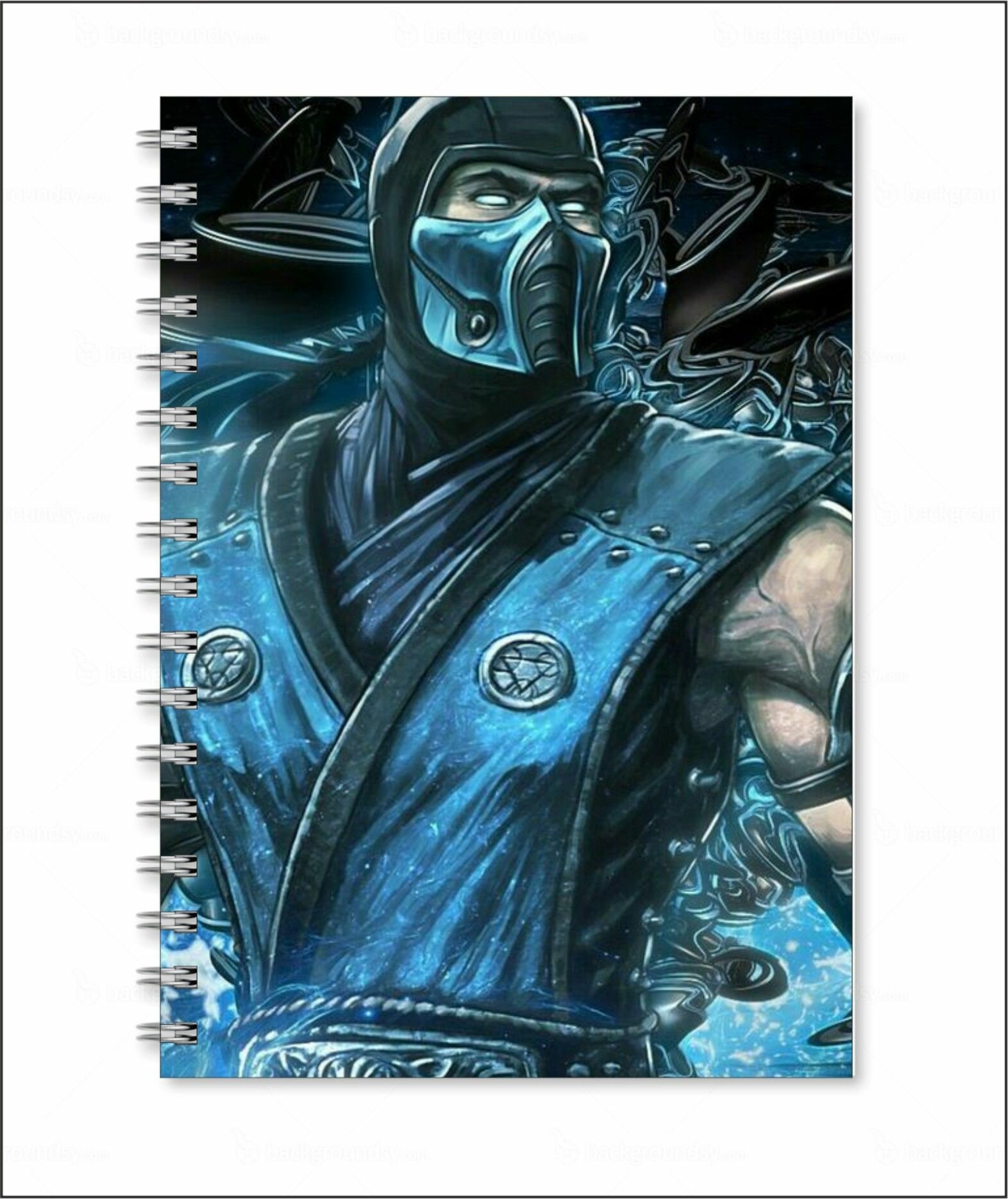 Тетрадь формата А5 с принтом "Мортал Комбат", Mortal Kombat