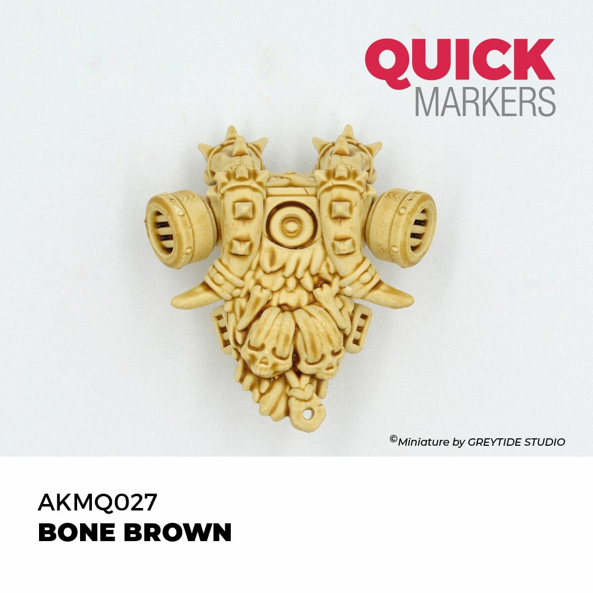 Маркер-кисть AK Bone Brown - Quick Marker — фото 1