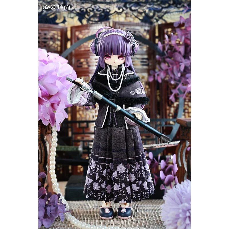 Коллекционная фигурка Meet Phoenix Dark Side of the Heart Series 1/6 BJD Фиолетовый, Open-Dasha