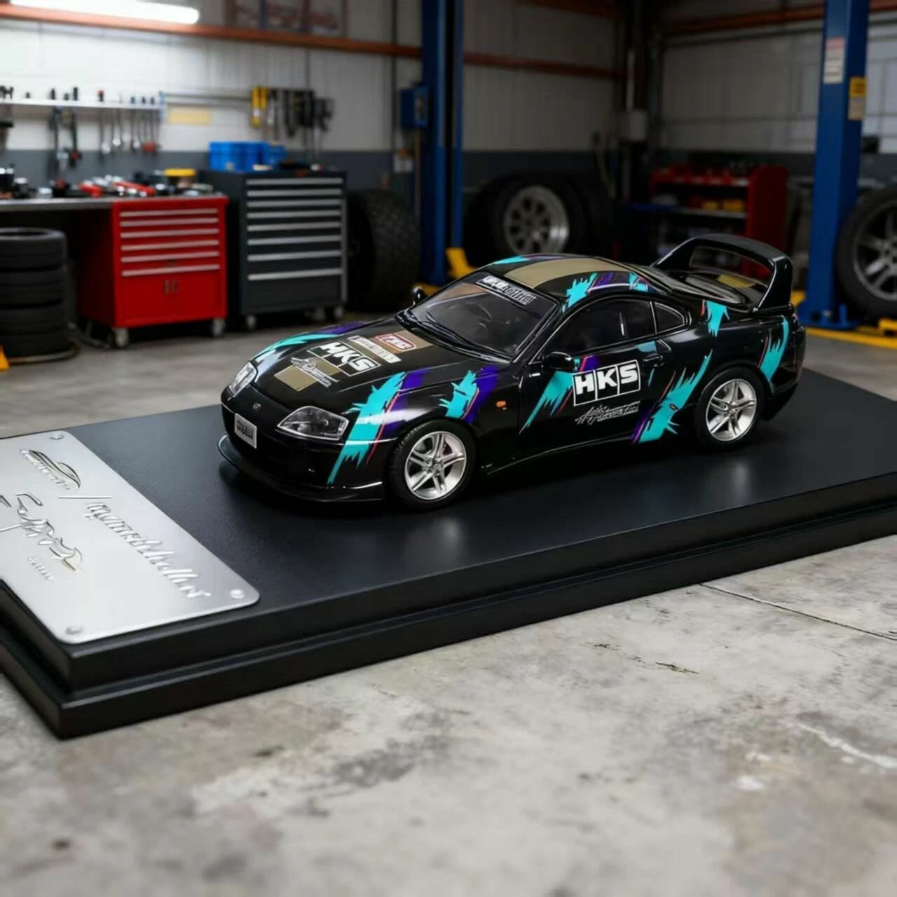 Машинка MC 1/64 JDM Toyota Supra RZ A80 JZA80 Diecast Car Model Collection Gift Модель легкосплавного автомобиля