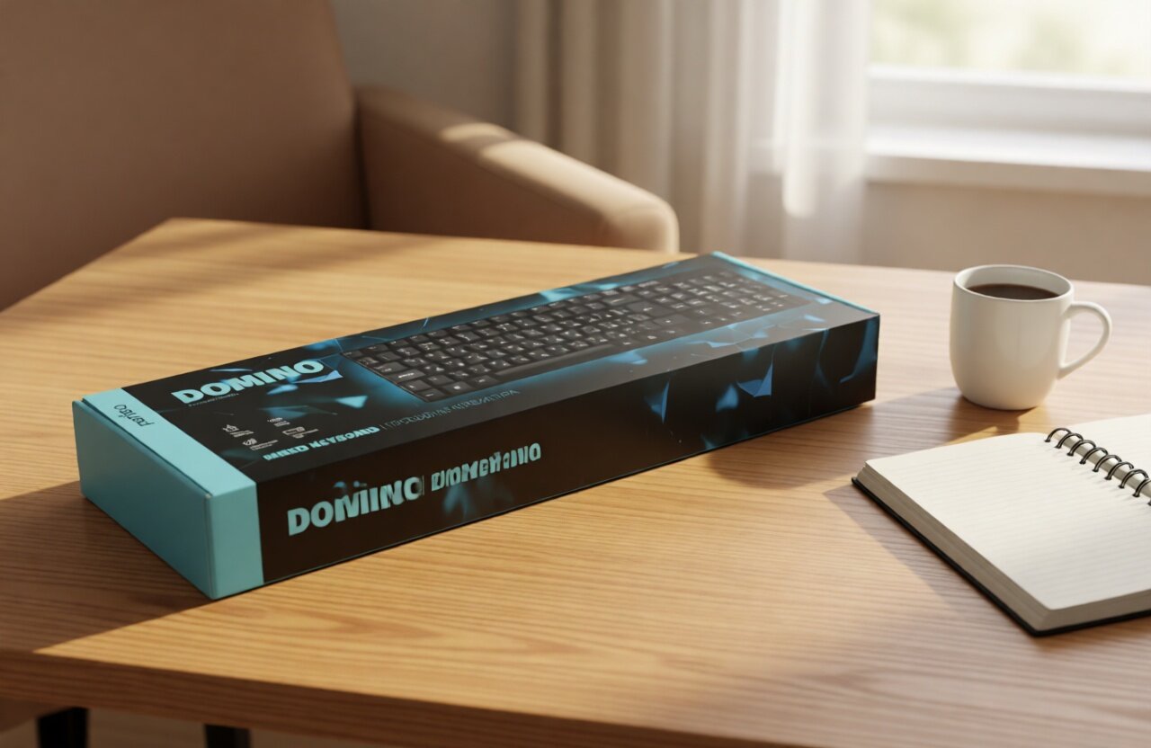 Клавиатура игровая Perfeo "Domino", пластиковая, USB-подключение, с подставкой