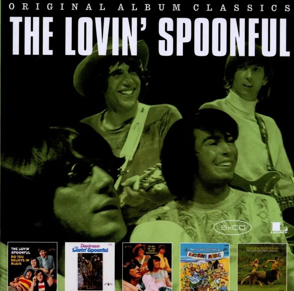 The Lovin' Spoonful - Original Album Classics (5CD) 2012 Papersleeves In Case CD диск с музыкой, Papersleeves In Case