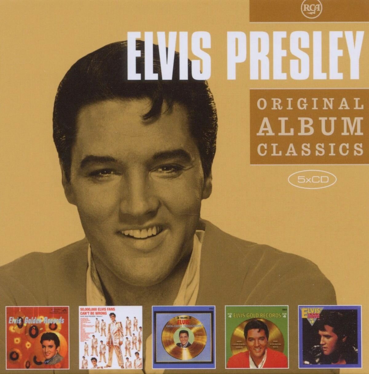 Elvis Presley: Original Album Classics (5CD), 2011, RCA, Диск Музыкальный