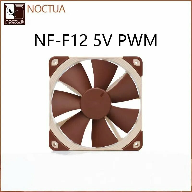 Noctua вентилятор NF-F12, коричнево-красный
