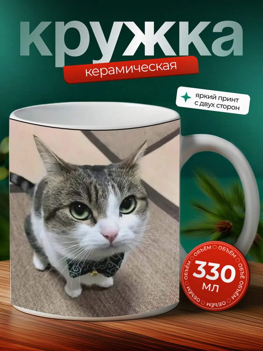 Кружка Лаперм кот 15,