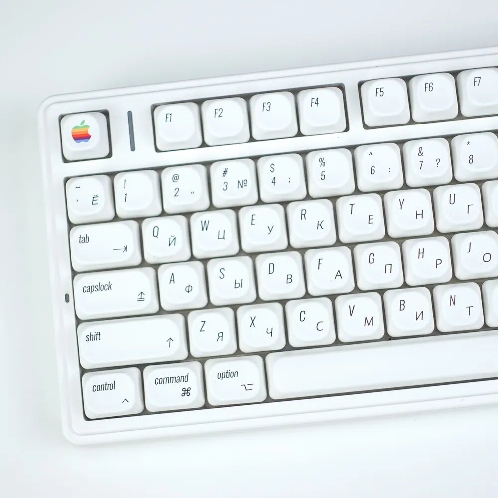 Kейкапы для механической клавиатуры "MAC" 138шт, Русская раскладка кейкап