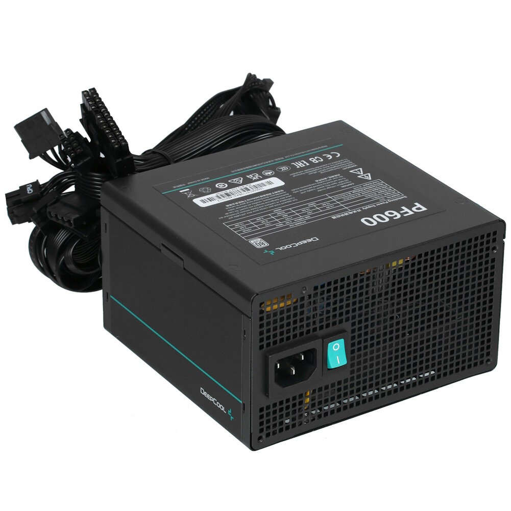 Блок питания DEEPCOOL PF600 [R-PF600D-HA0B-WDEU] черный