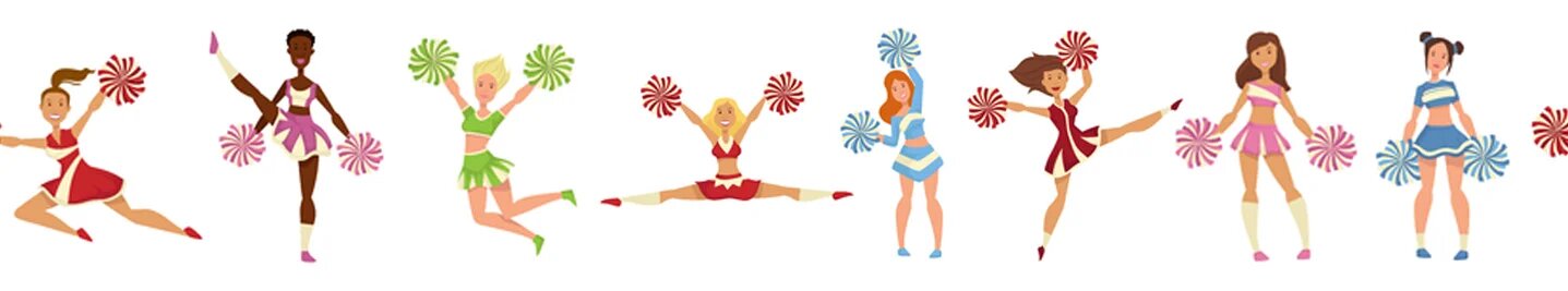 DHK полушелковая корсажная лента Cheer Leader Go Team 50 ярдов Красный, 17103, 16mm