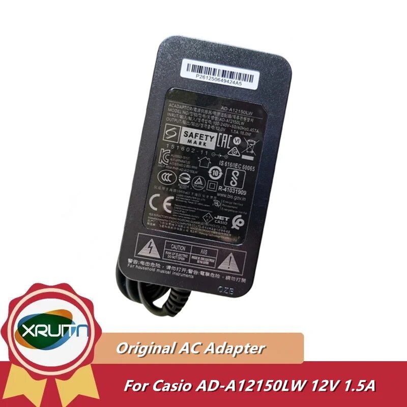 Оригинальное зарядное устройство XRUITn XR-45W 12В 1,5А для Casio Without AC Cable