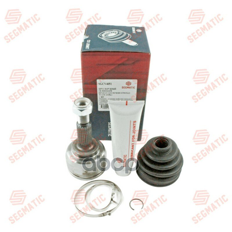ШРУС наружный RENAULT CLIO III/MODUS/TWINGO II 1.2 04- 23/28шл SEGMATIC арт. SGCV4051