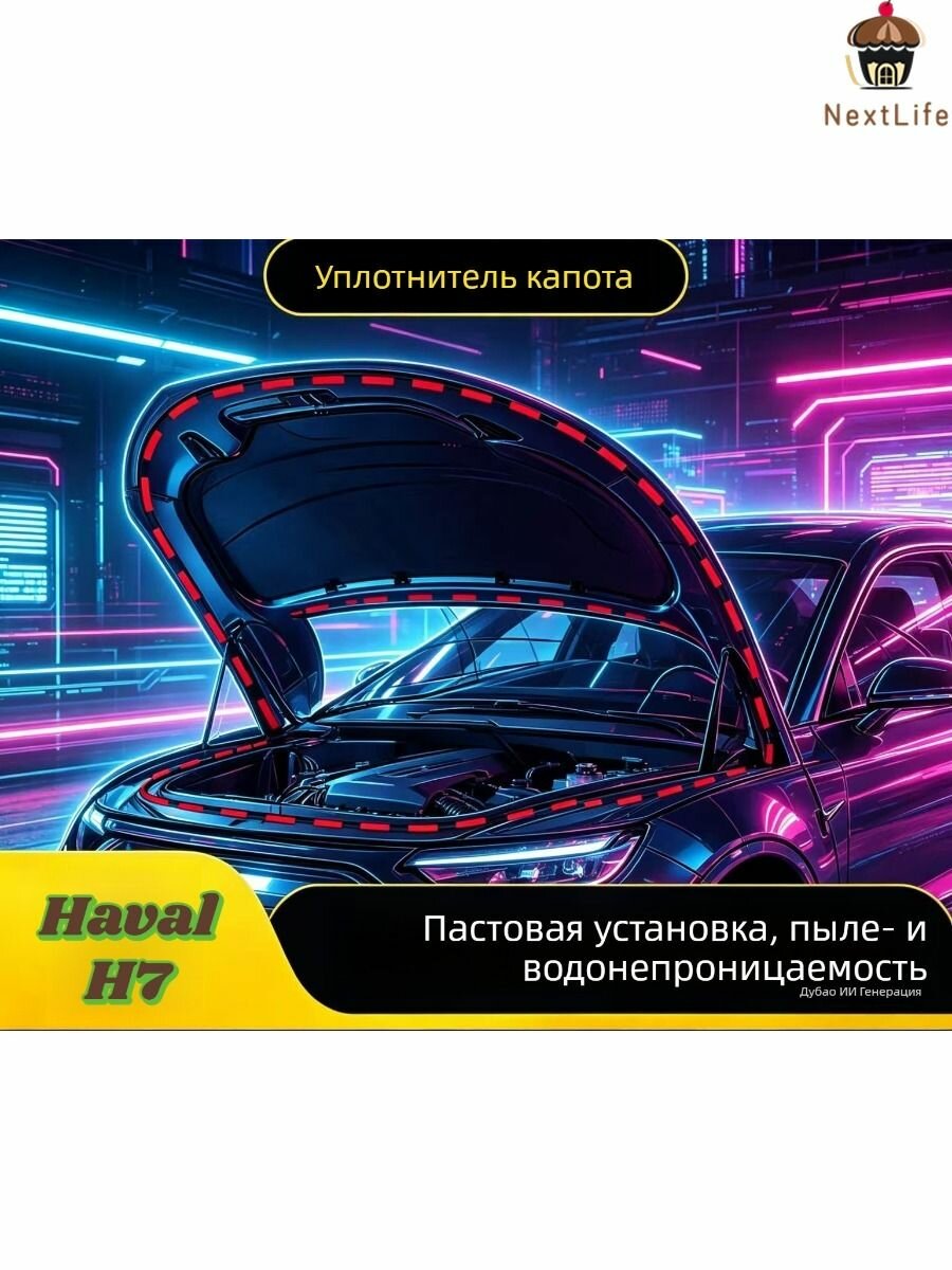 Haval H7 Уплотнительная полоса капота, changan Haval H7 аксессуары