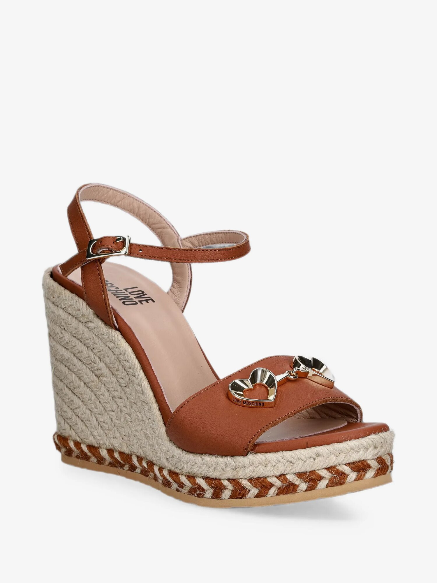 Эспадрильи LOVE MOSCHINO Heart-motif wedge espadrilles, размер 41 — фото 1