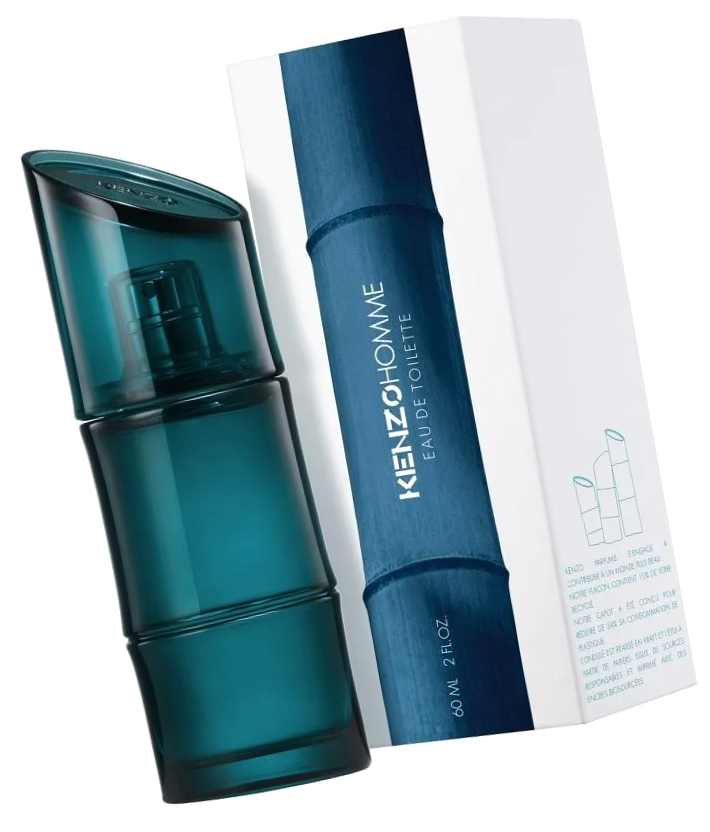 Мужская туалетная вода Kenzo Kenzo Homme Eau De Toilette 2022 60 мл, Зеленый парфюм