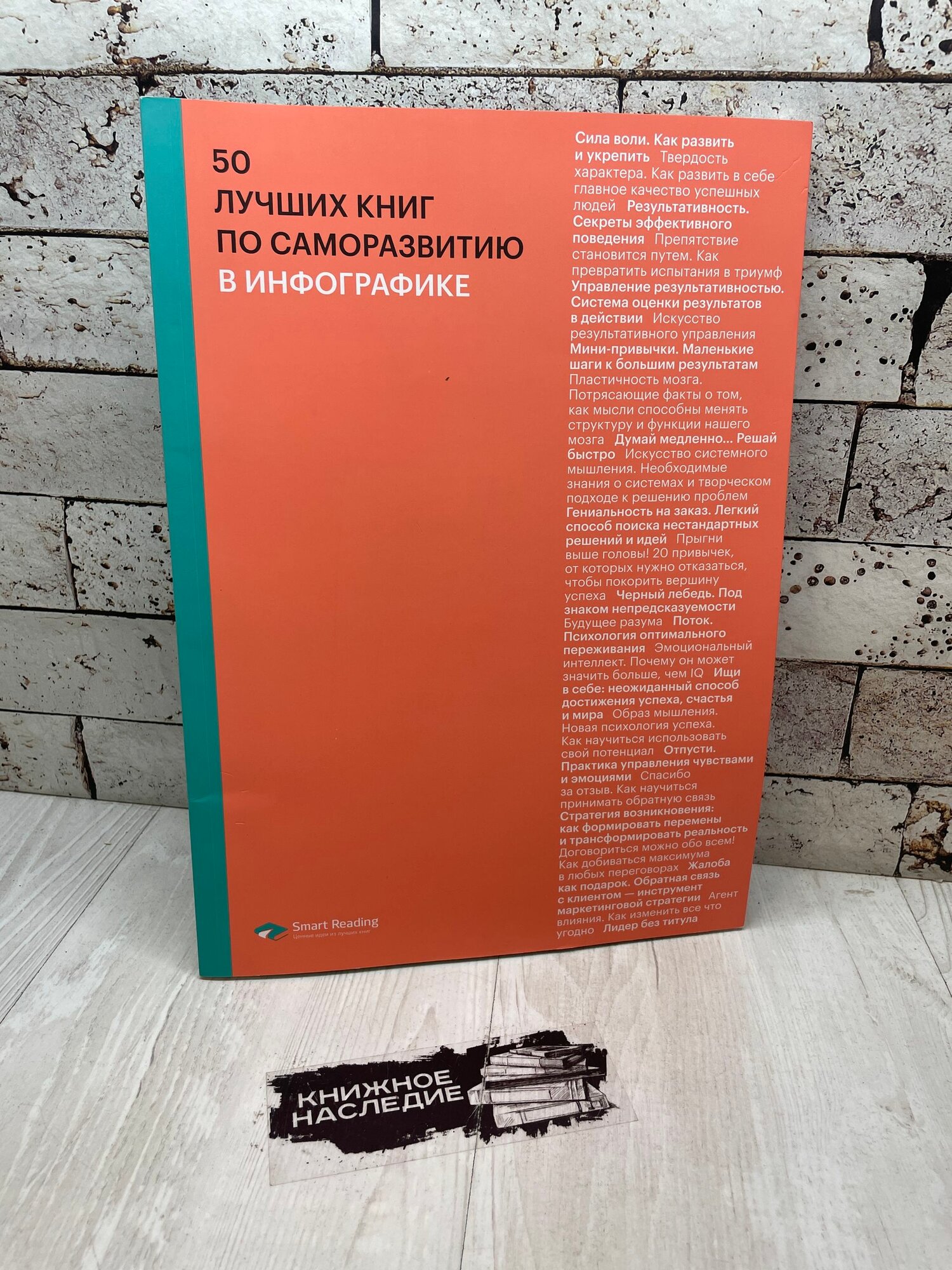 Smart Reading 50 лучших книг по саморазвитию в инфографике 2023г