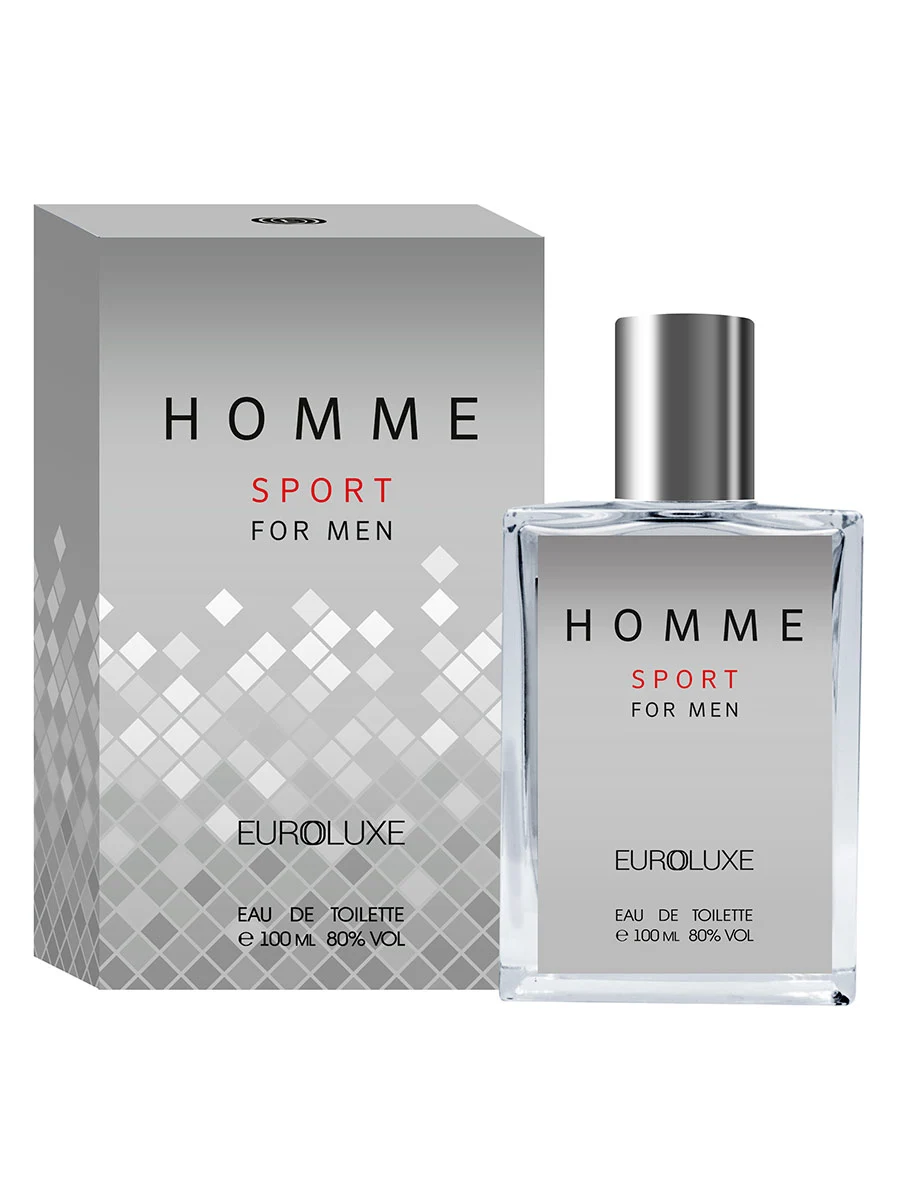 Туалетная вода для мужчин Euroluxe Homme Sport 100 мл / Евролюкс Хомме Спорт