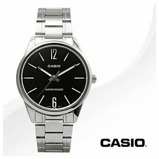 Наручные часы CASIO Collection, silver/black — фото 1