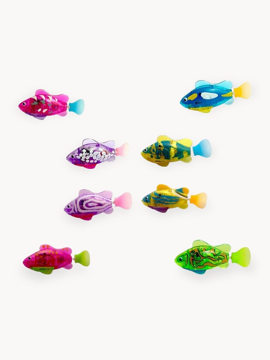 Детская игрушка-Светящаяся рыбка, плавающая под водой, Домашние животные, Детская ванночка для купания