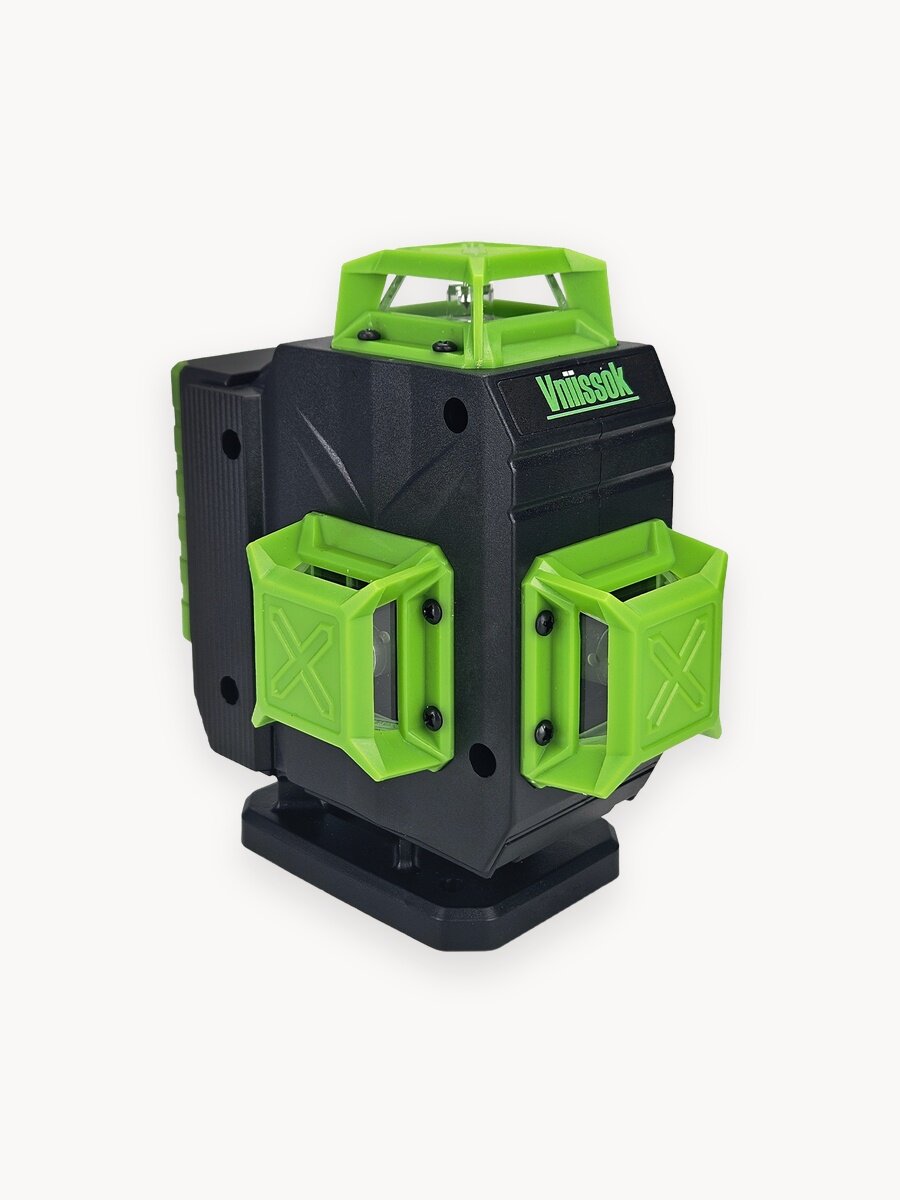 Лазерный уровень VNIISSOK Зеленый 16 лучей с пультом управления/Зеленый луч 360