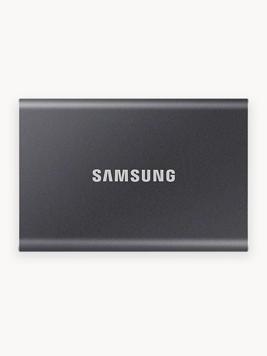 Внешний накопитель 1Tb SSD Samsung T7, PCIe USB3.2/Type-C Titan Grey Retail