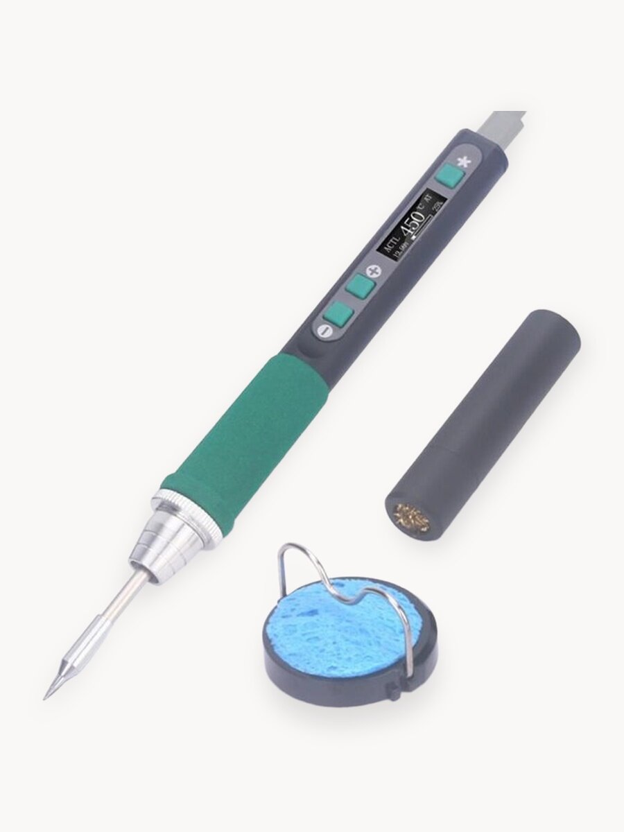 Паяльник с быстрым разогревом YIHUA 928D-IV Жало C235 питание USB 60W без бп и кабеля