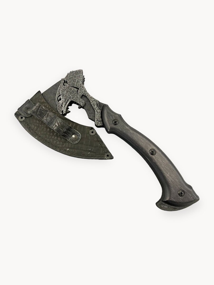 Топор Барс, кованый цельнометаллический, ручной работы, ясень