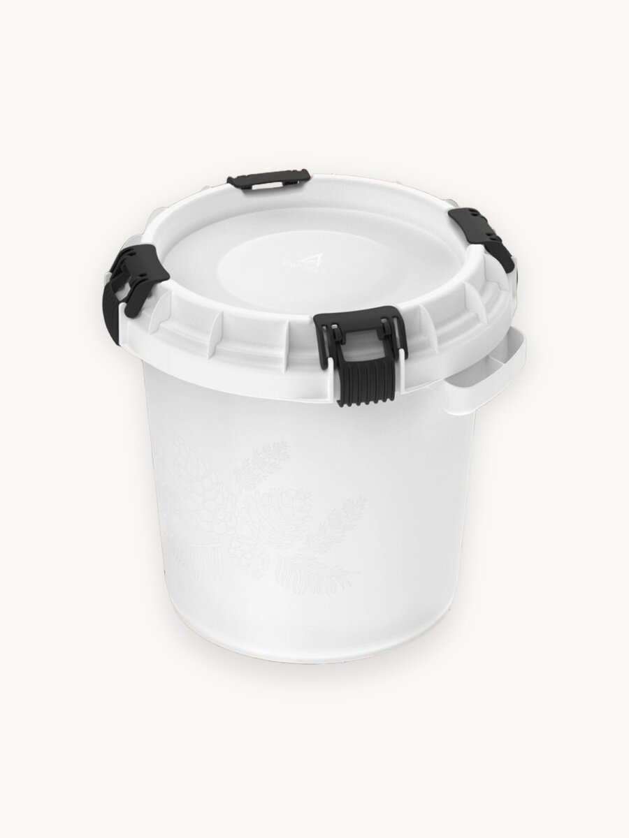 Набор бочек пищевых с герметичной крышкой, Альт-Пласт, пластик, 10л (2шт)