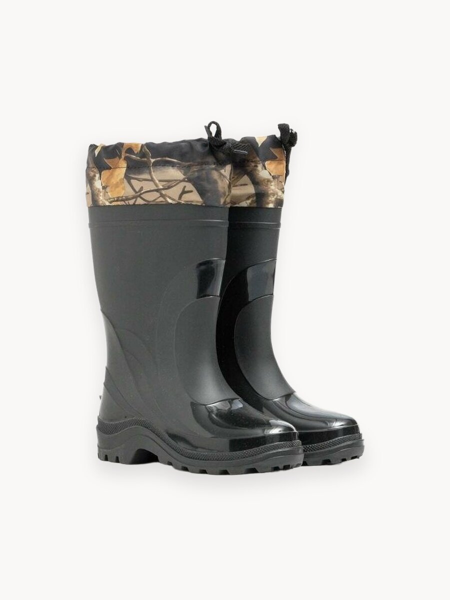 Сапоги Десла-АСТ М 12НУ, мужские, ПВХ, с утеплителем, непромокаемые, размер 44, чёрные