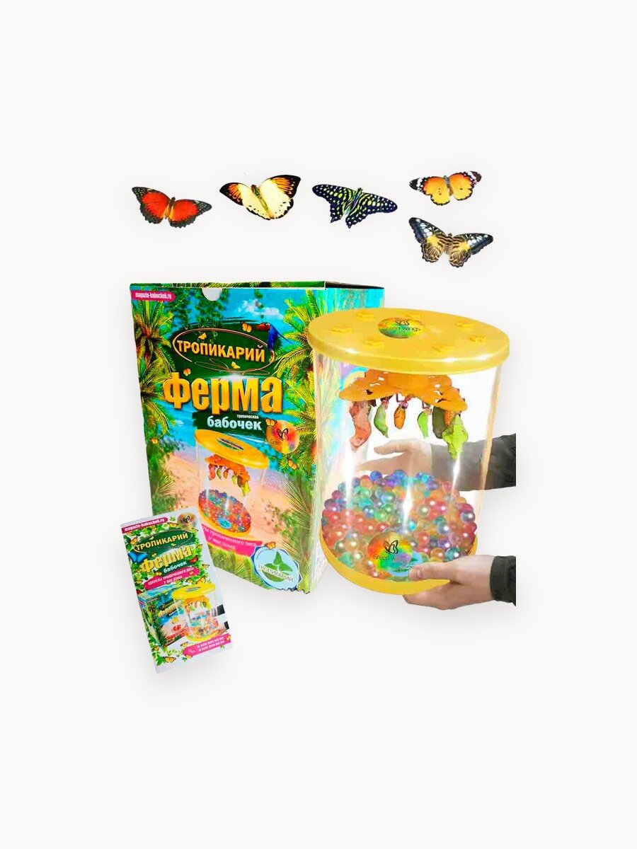 Ферма Бабочек "Тропикарий" от Магазина-Бабочек купон 5 куколок маленьких
