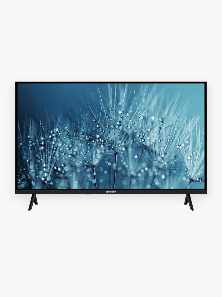 Телевизор MERELY MRL-LED32HDS102T2, Smart TV, диагональ 32", черный